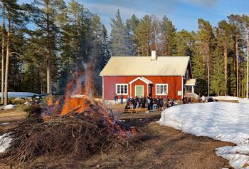 Valborgsmässoafton i Hörneå